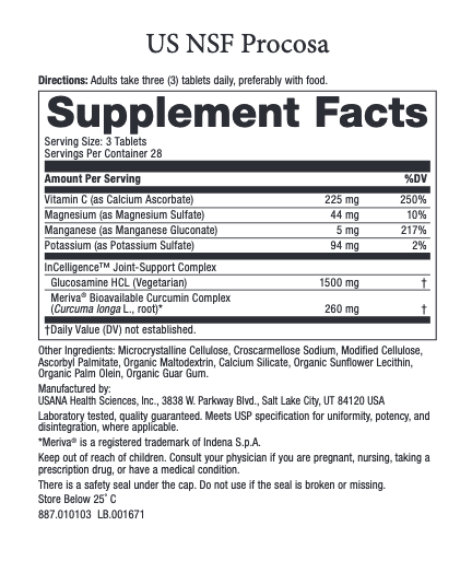 USANA Procosa Supplement | Vitamin C
