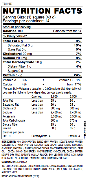 Healthy Choice Fudge Bars Nutrition Facts | Besto Blog